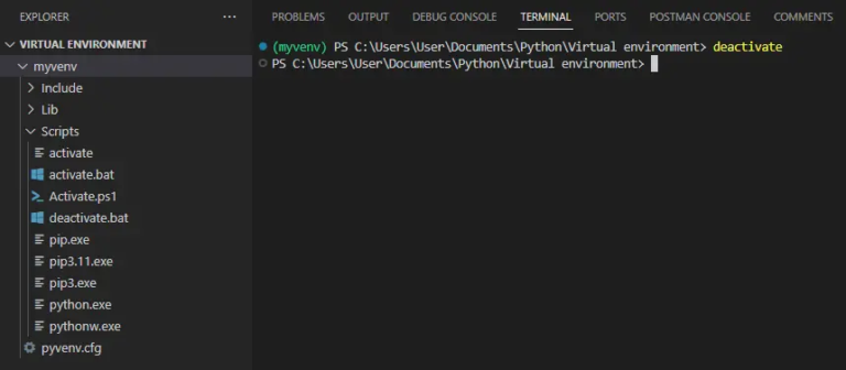 【Python】仮想環境の作成・入り方・抜け方などvenvの基本 | CONSULTING CAMPUS